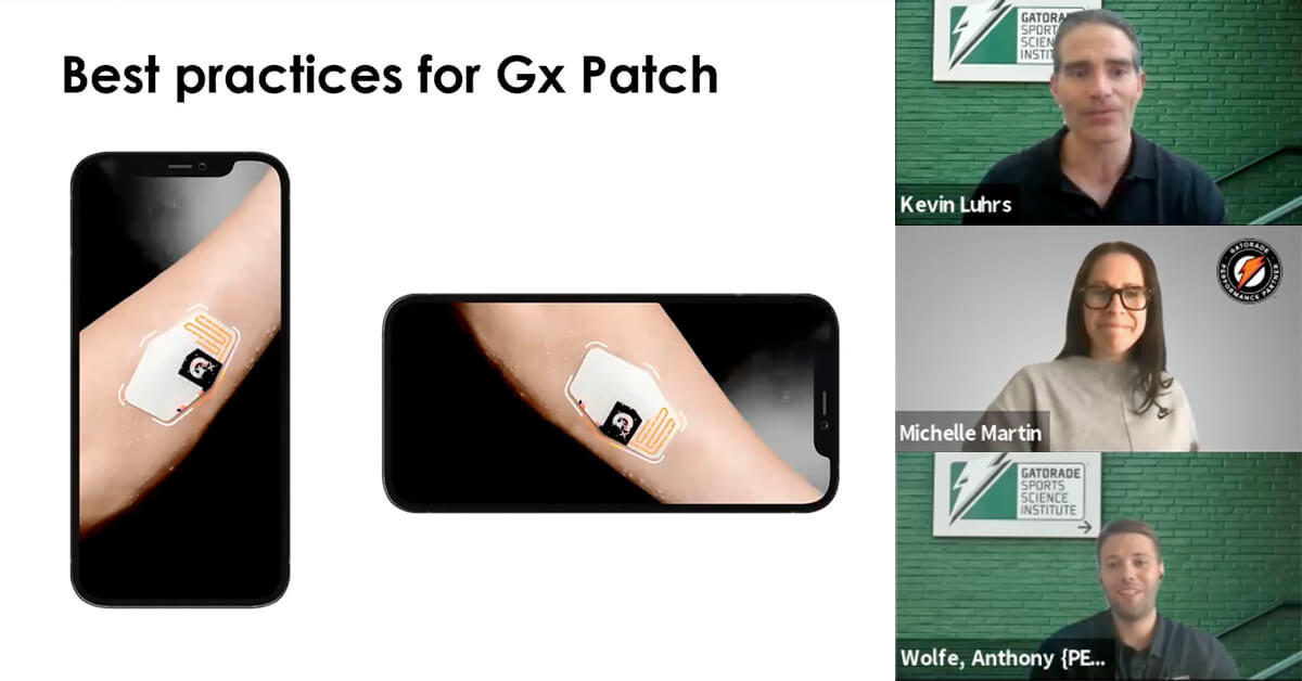 Using the Gx Sweat Patch - Gatorade Performance Partner